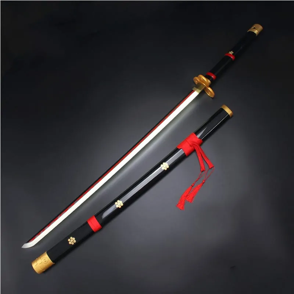 DEMON SLAYER Yoriichi Tsugikuni Katana - Gold Sun Breathing – Battle Sabers