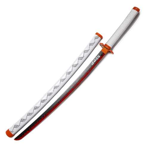 Kyojuro Rengoku Sword - Red Nichirin Katana - Demon Slayer – Battle Sabers